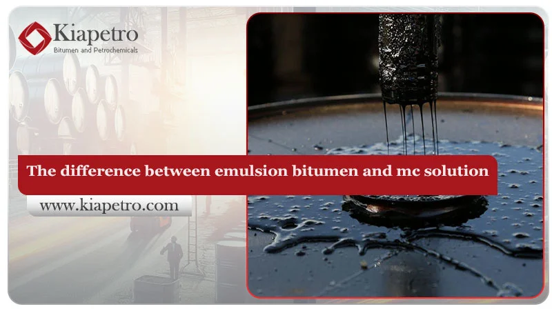 The difference between emulsion bitumen and mc solution: 7 main differences